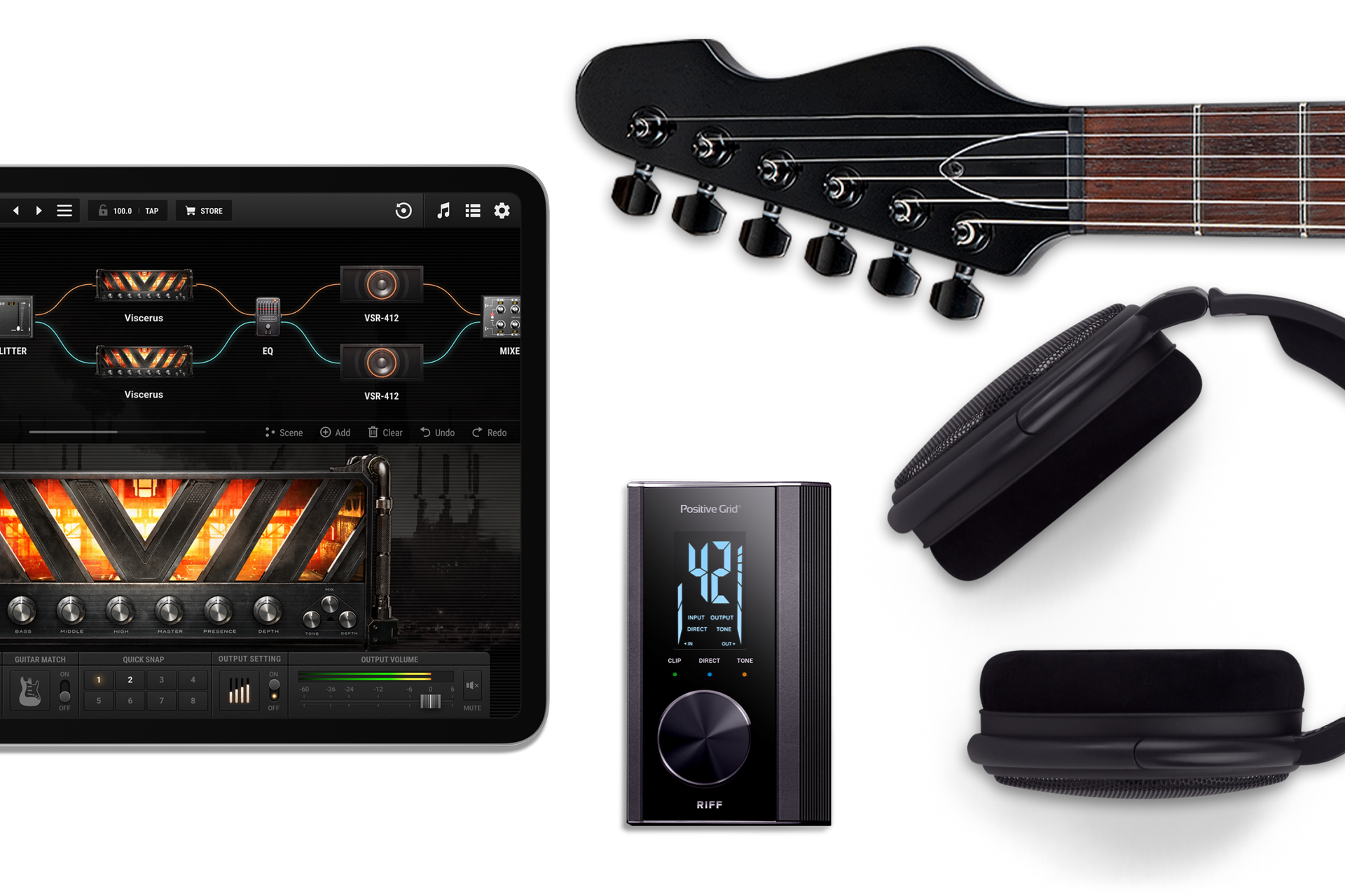 RIFF | Guitar Interface & App – Europe - Positive Grid