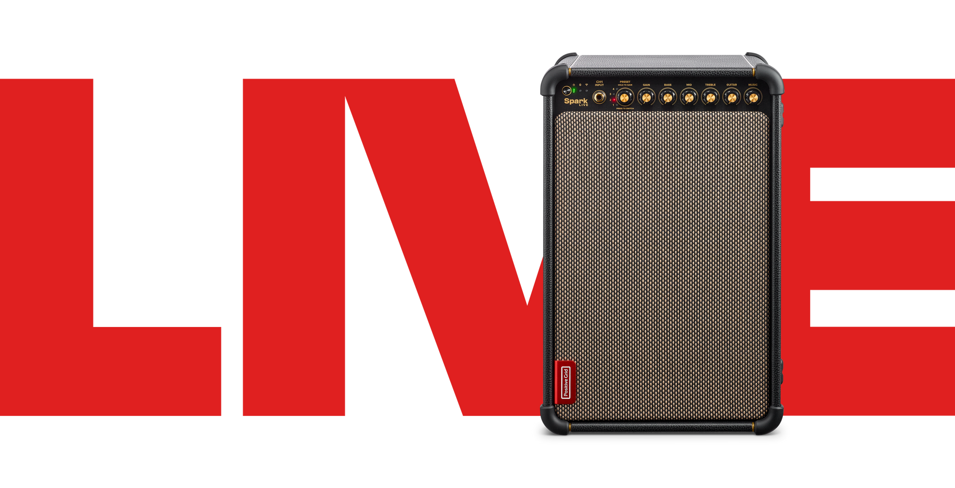 Spark LIVE | 4 Channel Smart Amp & PA System – Europe - Positive Grid